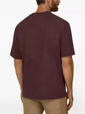 Boggi Milano T-shirt In Piqué Cotton-blend Mélange B-tech