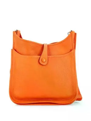 Hermès Evelyne Gen Iii Clemence Pm Crossbody Bag - Orange