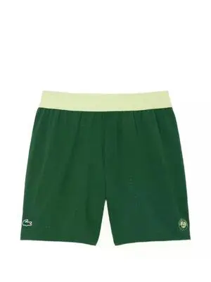Lacoste X Roland Garros Perforated Shorts - Green
