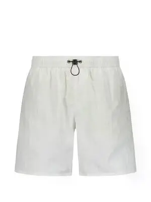 Iceberg Logo-print Drawstring Swim Shorts - White