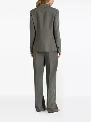 Alberta Ferretti Pinstripe Single-breasted Blazer
