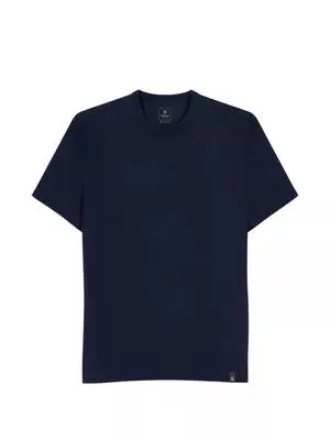Boggi Milano T-shirt In Diagonal Cotton-blend Jersey B Tech