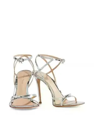 GIANVITO ROSSI Georgina Strappy Sandals - Silver