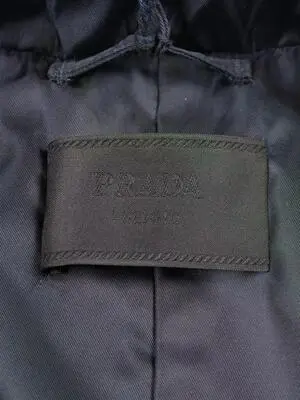 Prada Re-nylon Double-breasted Trench Coat