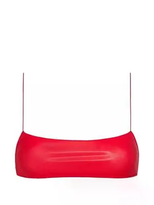 TROPIC OF C C Bralette-style Bikini Top - Red