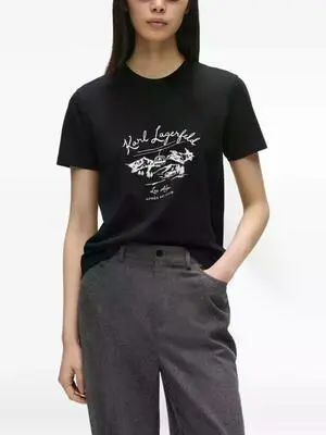 Karl Lagerfeld Graphic T-shirt - Black