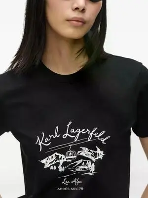 Karl Lagerfeld Graphic T-shirt - Black