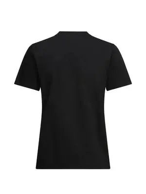 Karl Lagerfeld Button Detail Crewneck T-shirt