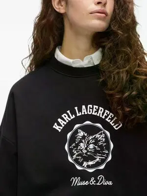Karl Lagerfeld Ikon Choupette Muse Sweatshirt