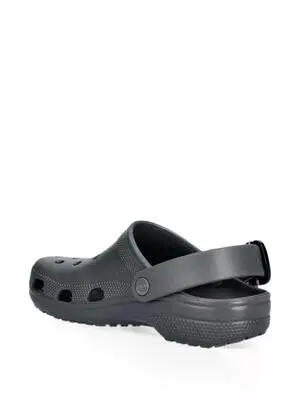 CROCS Perforated Buckle-strap Mules