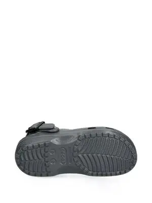 CROCS Perforated Buckle-strap Mules