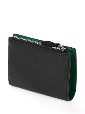 Karl Lagerfeld Small Ikon Pebble Bi-fold Wallet - Black