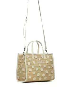 MC2 SAINT BARTH Vivian Floral Appliqué Shoulder Bag