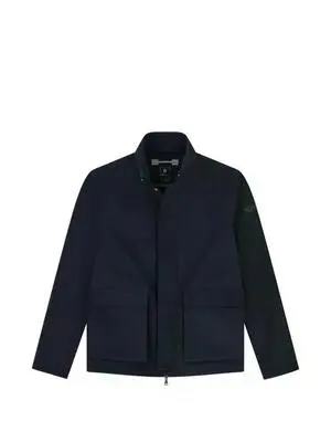 Boggi Milano Bomber In Technical Fabric B Tech - Blue