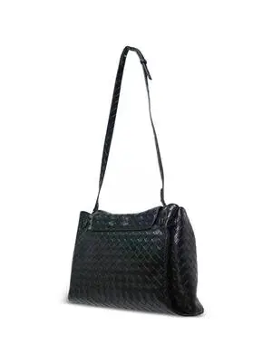 Jw Pei Rhea Woven Shoulder Bag - Black