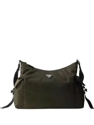 Prada Re-nylon And Leather Explore Bag - Green
