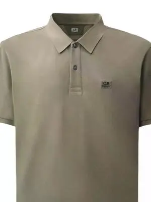 C.P. COMPANY Logo-patch Polo Shirt