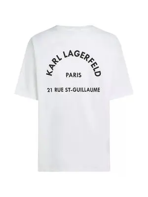 Karl Lagerfeld Rue St-guillaume Logo T-shirt