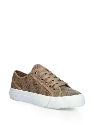 Guess Jelexa Monogram Print Lace-up Sneakers
