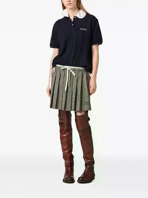 Miu Miu Piqué Polo Shirt