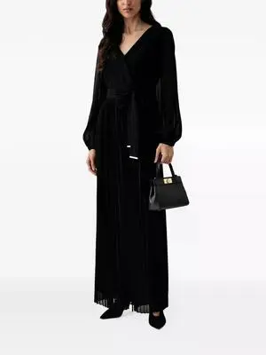 Joseph Ribkoff Pleated Belted Jumpsuit - Black