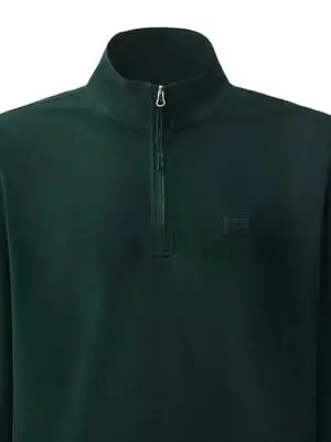 C.P. COMPANY Quarter-zip Logo-patch Sweatshirt