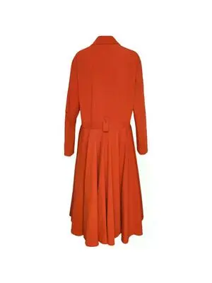 Y’s Zip-up Flared Midi Dress