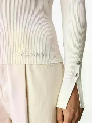 Guess Ellie Ribbed Button-cuff Sweater