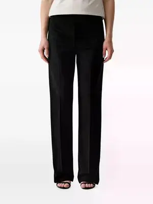 Joseph Ribkoff Pressed-crease Straight-leg Trousers - Black