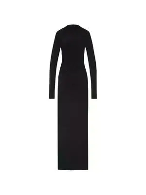 Andamane Astra Ruched Long-sleeve Dress