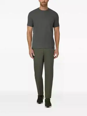 Boggi Milano T-shirt In Diagonal Cotton Blend Jersey B Tech