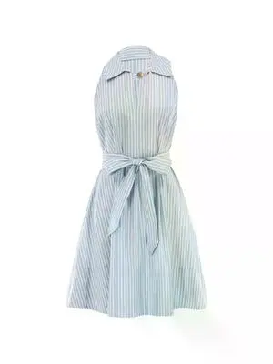 Veronica Beard Florenz Mini Dress - Blue