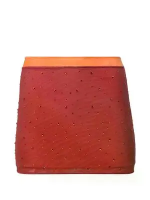Oseree Double Gem Mini Skirt