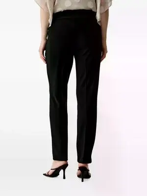 Joseph Ribkoff Logo Plaque Pressed Crease Slim Cut Trousers