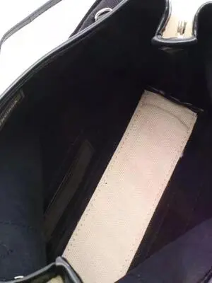 Balenciaga 2000s Navy Cabas Tote Bag