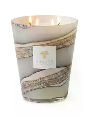 BAOBAB COLLECTION Sand Sonora Marble-effect Four-wick Candle - Grey