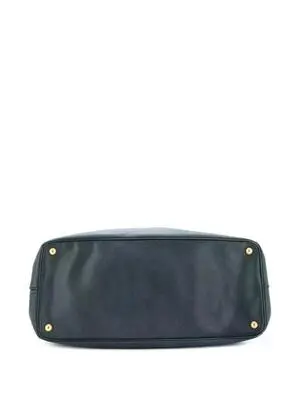 Prada Lux Saffiano Leather Xl Tote Bag - Green