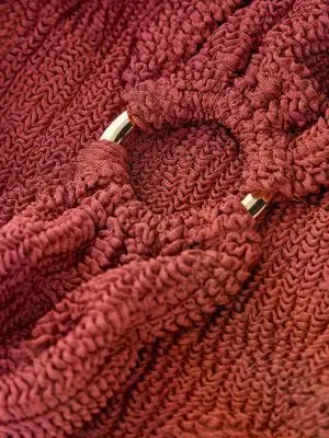 Hunza G Crinkled Ring-detail Bikini