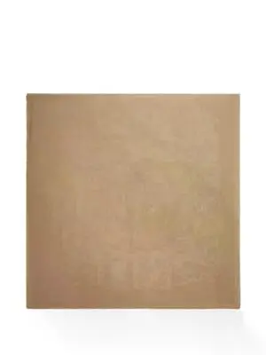FERRAGAMO Jacquard-knit Frayed-edge Scarf - Neutrals