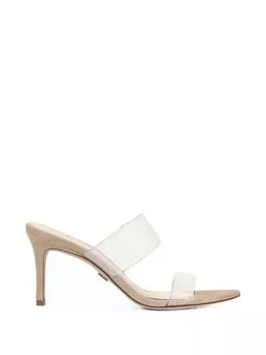 Veronica Beard Asha Transparent-strap Sandals - White