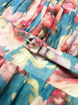 Zimmermann Floral Print Mini Dress