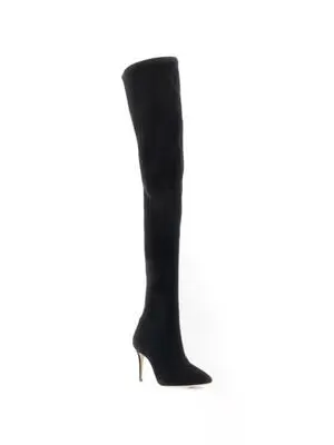 Casadei Julia Pointed-toe Over-the-knee Boots