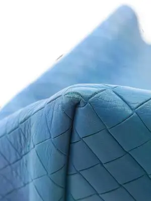 Bottega Veneta 2000s Intrecciato Mirage Butterfly Tote Bag - Blue