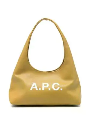 A.p.c. Baby Ninon Logo-print Tote Bag - Yellow