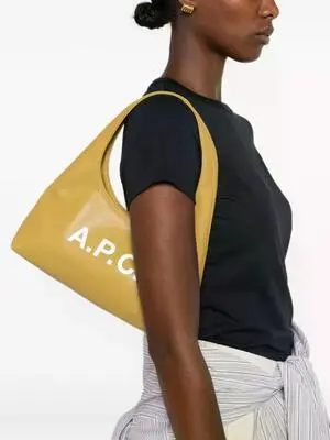 A.p.c. Baby Ninon Logo-print Tote Bag - Yellow