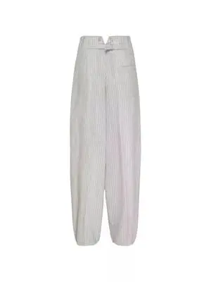 N°21 Striped Wide-leg Trousers