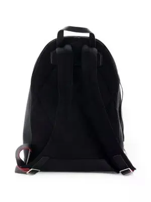 Burberry Check Coated Canvas And Leather Medium Backpack