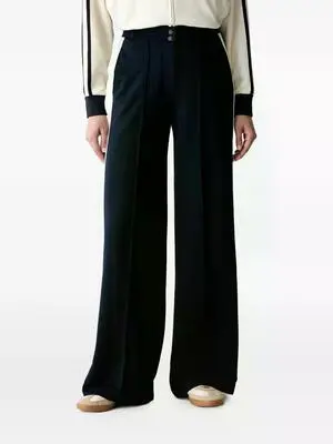 Guess Side-stripe Wide-leg Palazzo Pants - Blue