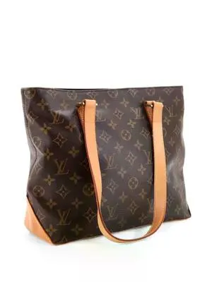 LOUIS VUITTON Monogram Canvas Cabas Piano Tote Bag - Brown