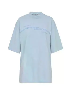 Alexander Wang Logo-print T-shirt - Blue
